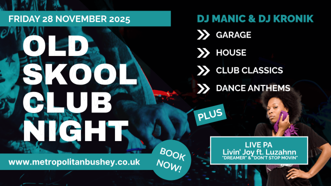 Join us for a night of pure nostalgia as DJ Manic and DJ Kronik drop ...